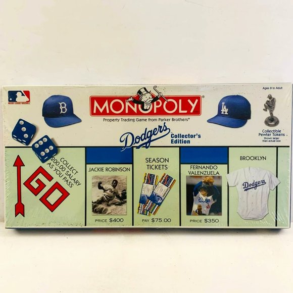 Hasbro | Games | Vintage Monopoly Los Angeles La Dodgers Mlb Collectors ...